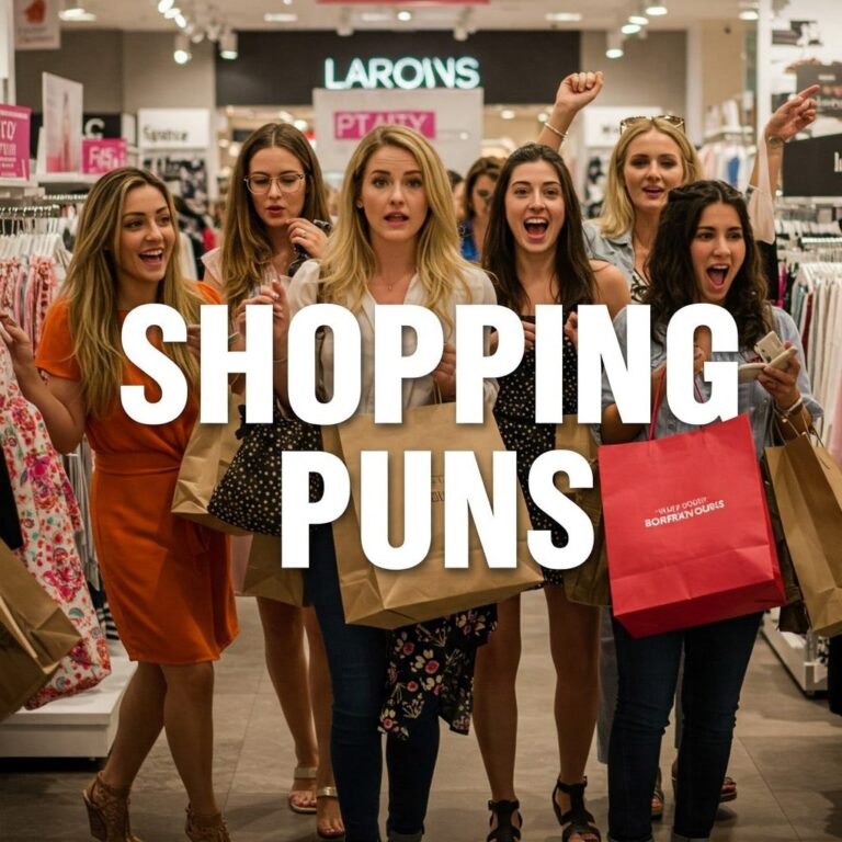 Shopping Puns: Bagging Humor, One Laugh at a Time! - Fun With Puns
