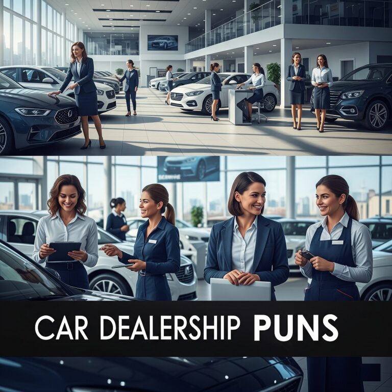Car Dealership Puns: Revving Up the Humor! - Fun With Puns